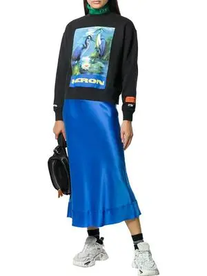 Heron Preston Graphic Print Sweatshirt - Black