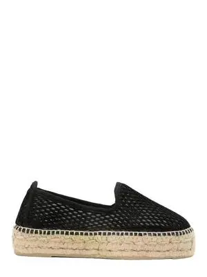 MANEBÍ Manebi Mesh Knit Platform Espadrilles