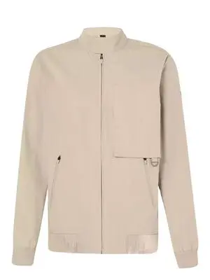 Oakley Zip-up Panelled Jacket - Neutrals