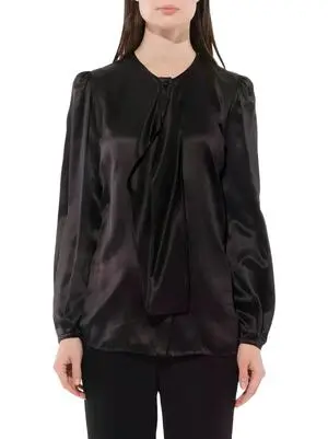 Givenchy Pleated Detail Blouse - Black