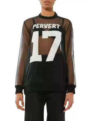 Givenchy Pervert 17 Long Sleeve T-shirt - Black