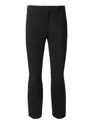 Alexander McQueen Cropped Flared Trousers - Black