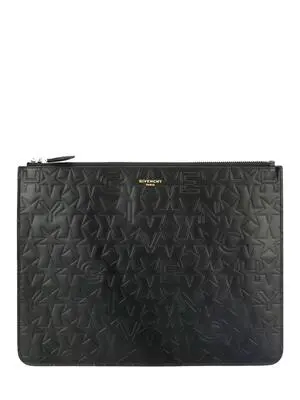 Givenchy Paris Zipped Pouch - Black
