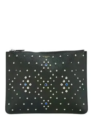 Givenchy Stud Embellished Clutch - Black