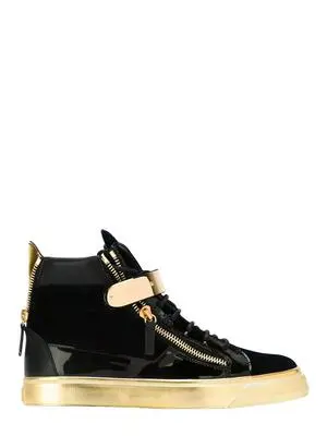 GIUSEPPE ZANOTTI Coby Hi-top Sneakers - Blue