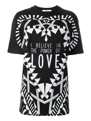 Givenchy I Believe In The Power Of Love T-shirt - Black