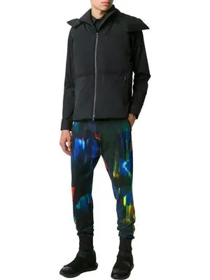 Y3 Hooded Down Vest - Black