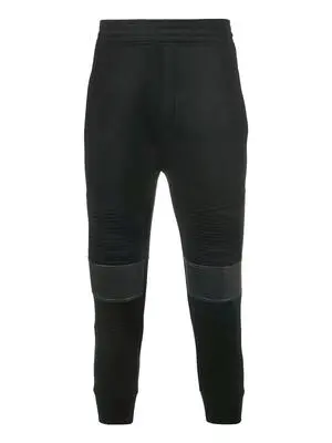 Neil Barrett Moto' Biker Style Track Pants - Black
