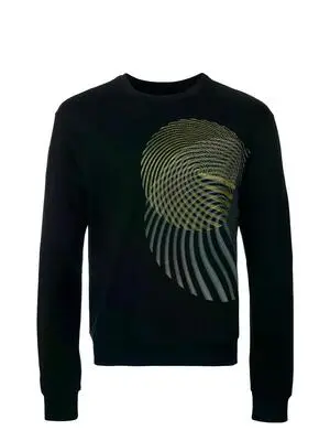 WOOYOUNGMI Circular Pattern Sweatshirt - Black
