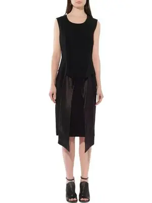 Givenchy Wrap-effect Midi Dress - Black