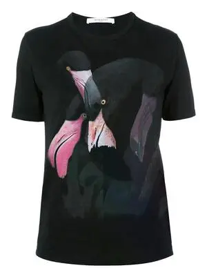 Givenchy Flamingo Print T-shirt - Black