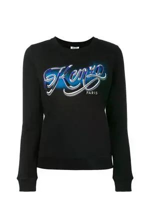 Kenzo Lyrics Sweatshirt - Black
