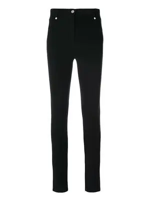 Givenchy Silk-blend Skinny Trousers - Black