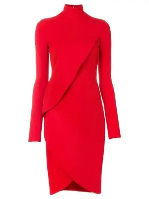 Givenchy Layered Fitted Dress - Red