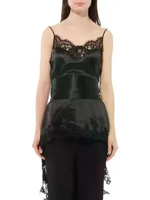 Givenchy Lace Embroidered Top - Black