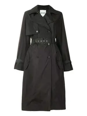 Kenzo Oversized Trench Coat - Black
