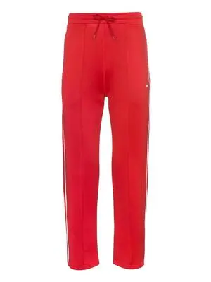 Kenzo Logo Print Cotton Blend Sweat Pants - Red