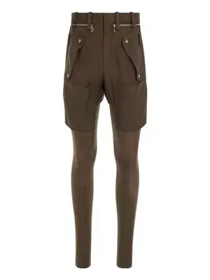 Chloé Cargo Leggings - Brown