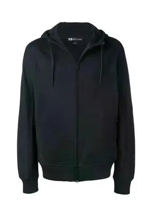 Y3 Zipped Hoodie - Black