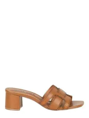 BIBI LOU Holly Scalloped Cut-out Sandals - Neutrals