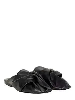 JVAM Maxime Knotted Mules - Black