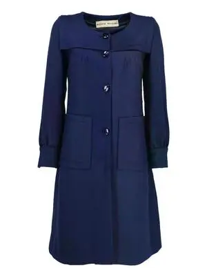 Sonia Rykiel Paris Sailor Collar Coat - Blue