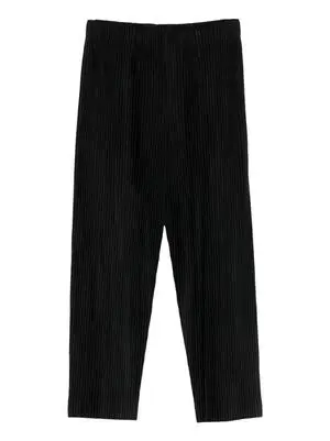 Issey Miyake Issey Miyake Pleated Texture Trousers Black