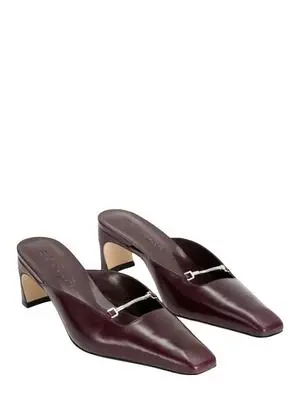 BY FAR BY FAR Leda Chain-Detail Mules