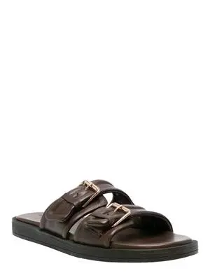 SERGIO MORETTI FIRENZE Buckle-fastening Sandals - Brown