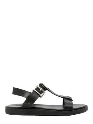 SERGIO MORETTI FIRENZE T-bar Sandals - Black