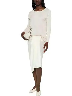 PUROTATTO Raglan Sleeve Sweater - Neutrals