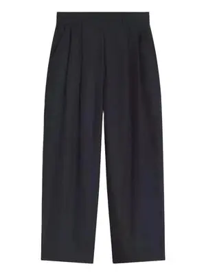 Maison Kitsuné Pleated Wide-leg Trousers - Blue