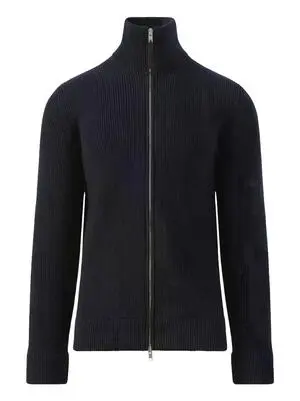 MAISON MARGIELA English-rib Zip Cardigan - Blue