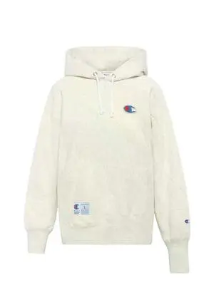 Undercover Logo Patch Drawstring Hoodie - Neutrals