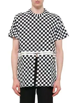 Givenchy Podium Check-pattern T-shirt - Black