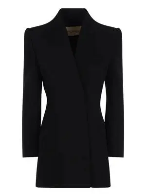 Valentino Garavani Wool Coat - Black