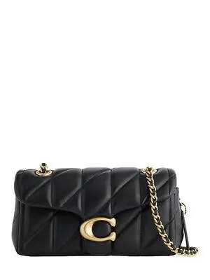 COACH Tabby 20 Quilted Leather Shoulder Bag - Black