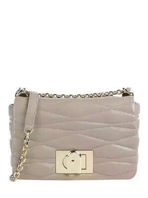 Furla 1927 Quilted Leather Shoulder Bag - Neutrals