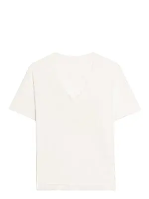 Zadig&Voltaire Tommer T-shirt With Fishnet Detail - Judo