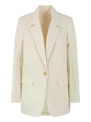Co Single-breasted Notched-lapels Blazer - Neutrals