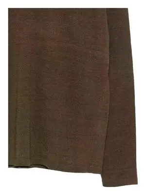 ROBERTO COLLINA Fine-knit Long-sleeve Sweater - Brown