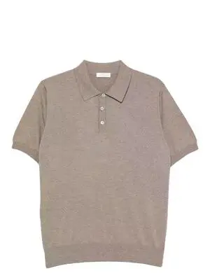 PANICALE Short-sleeve Polo Shirt - Neutrals