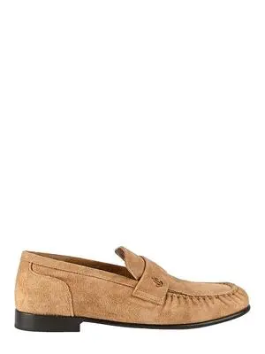 JIMMY CHOO Jimmy Choo Leather Loafers Toffee