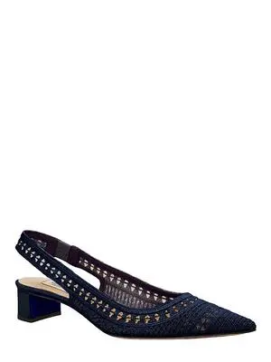 ARTEANA Trieste Slingback Pump - Navy