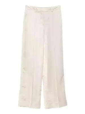 Incotex Pressed Crease Wide-leg Trousers - Neutrals