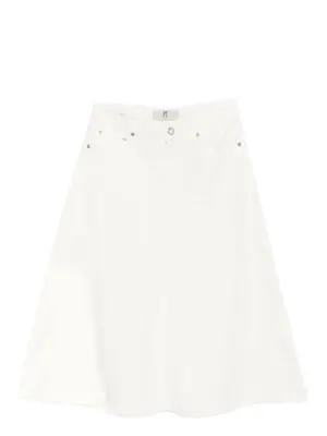 PT TORINO A-line Midi Skirt - Neutrals