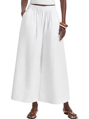Hugo Boss Talini Palazzo Pants - White