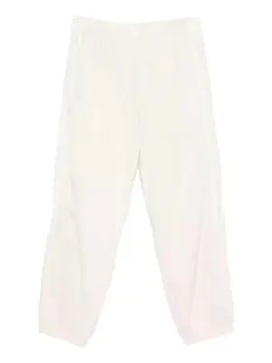 StÜssy Logo-embroidered Panelled Track Pants - Neutrals