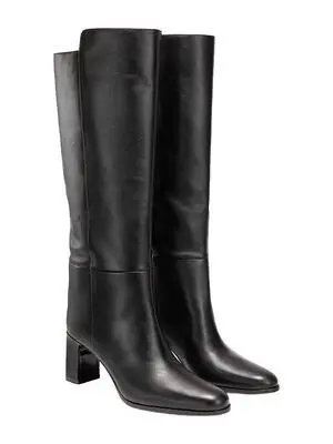 JIMMY CHOO Caly 65 Leather Boots - Black