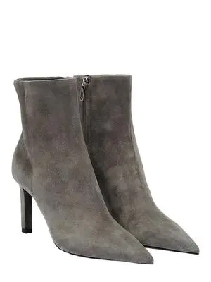 JIMMY CHOO Jimmy Choo Frankie 65 Suede Ankle Boots Storm